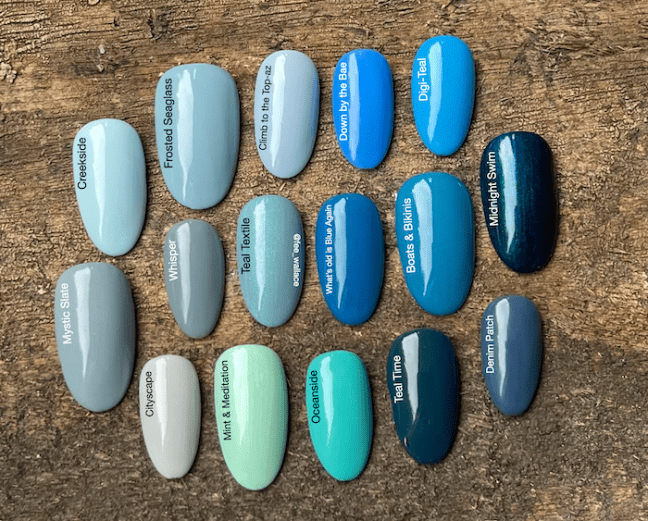 CND Shellac Upcycle Chic Collection Swatch Colour Comparisons Fall 2023 ...